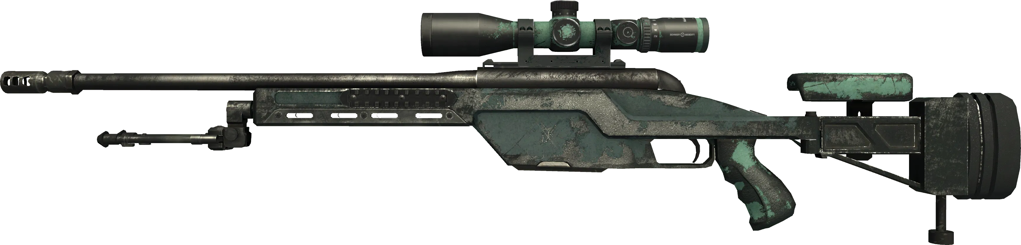 Buy SSG 08 | Blue Spruce (Battle-Scarred) | SkinBaron