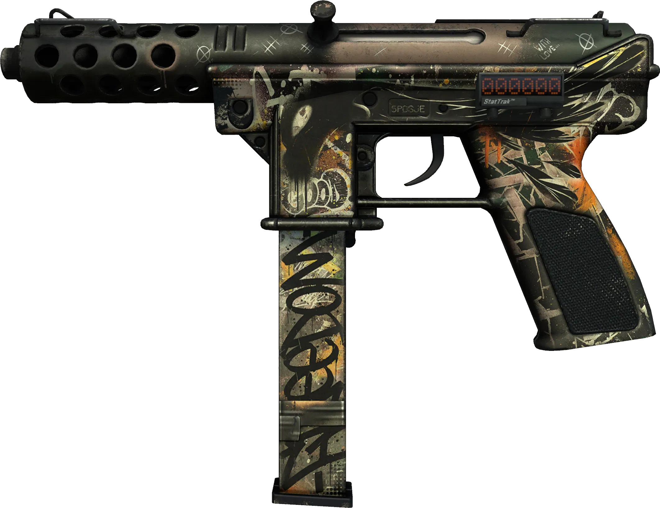 Buy StatTrak™ Tec-9 | Rebel (Well-Worn) | SkinBaron