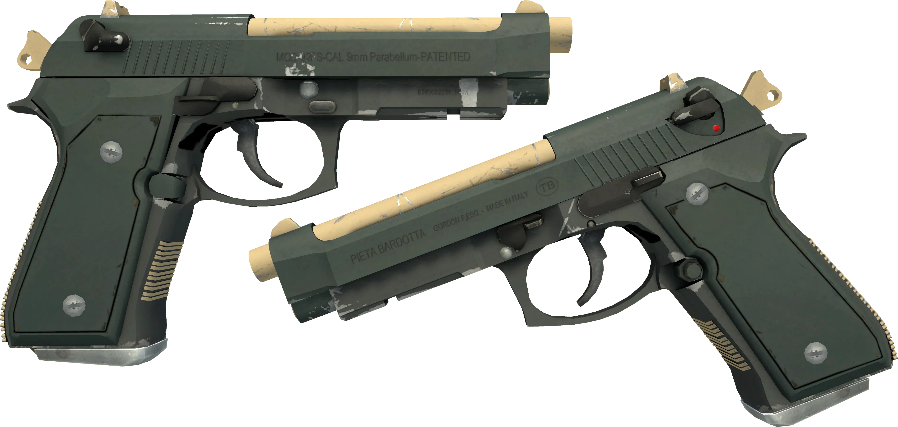 Buy Dual Berettas | Contractor (Field-Tested) | SkinBaron