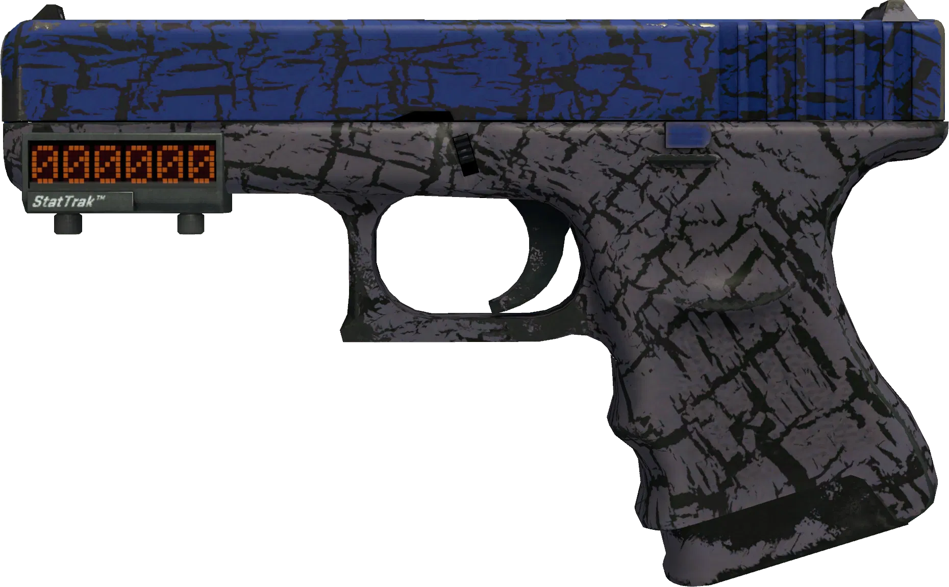 Buy StatTrak™ Glock-18 | Blue Fissure (Field-Tested) | SkinBaron