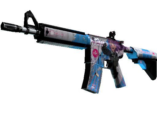 Buy M4A4 | Temukau (Well-Worn) | SkinBaron